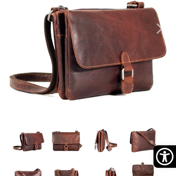 Jack Georges | Bags | Jack Georges Genuine Leather Crossbody Bag | Poshmark
